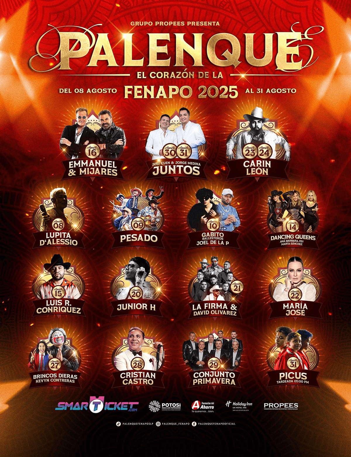 Palenque Fenapo 2025 Feria Nacional Potosina